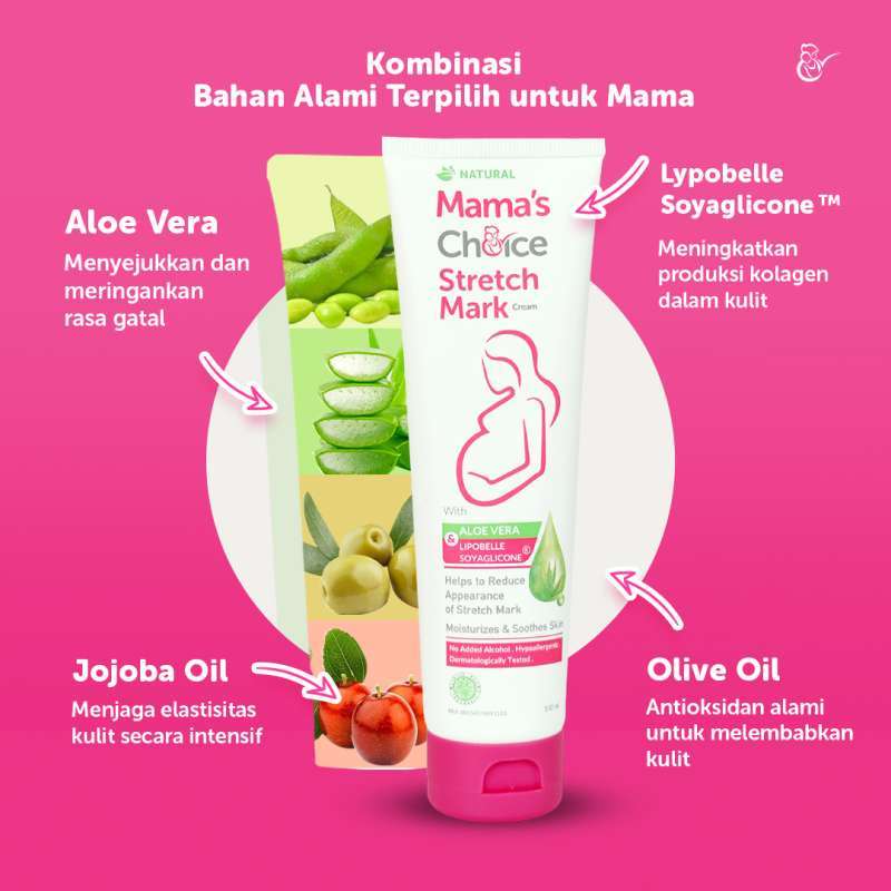 Promo Mama Choice - Mama's Choice Stretch Mark - Ibu Hamil 100ml Diskon 10% di Seller HDI Store ...
