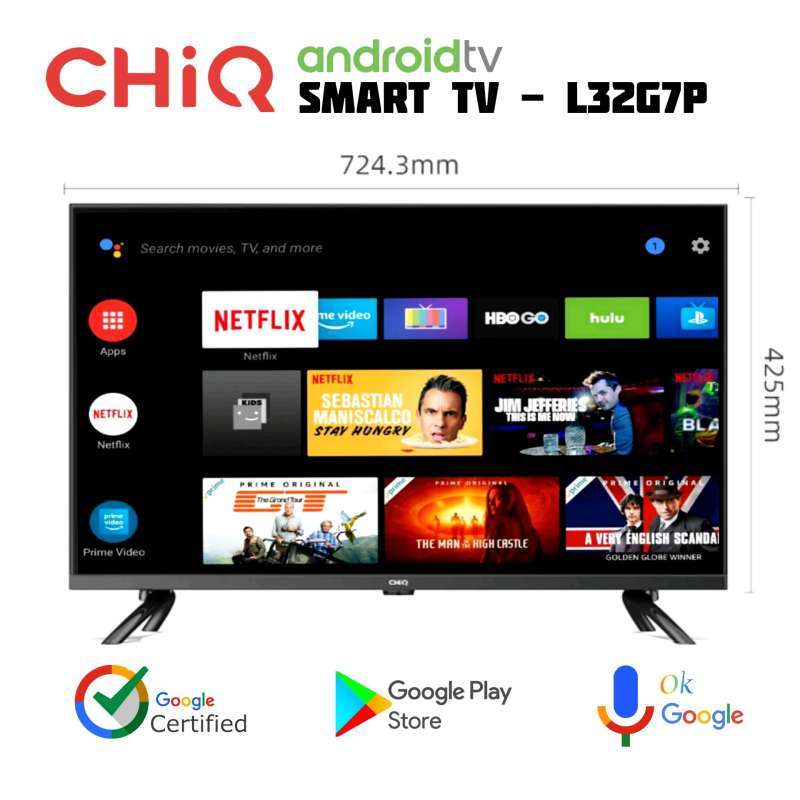 Jual CHiQ Smart TV 32 Inch Android 11 Frameless Digital TV(L32G7P)-Google Assistant-Netflix ...