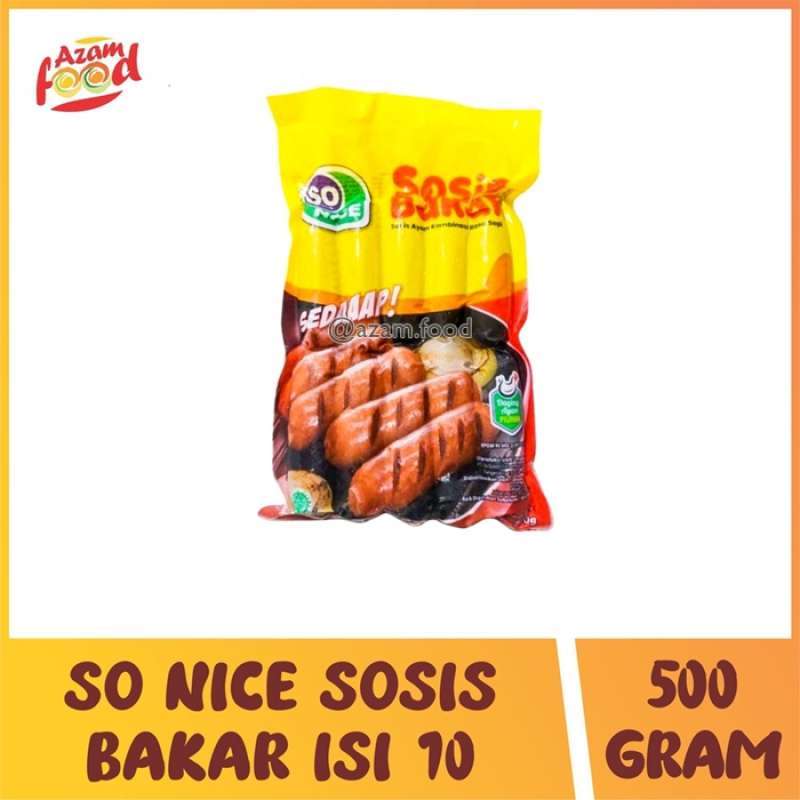 Jual Sosis Bakar Jumbo So Nice Terbaik Juli 2024 - Harga Murah & Gratis ...