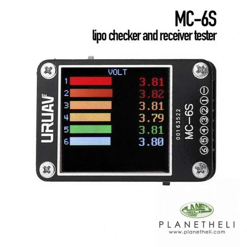 Jual URUAV MC-6S 1-6S Lipo Battery Voltage Checker Receiver Signal ...