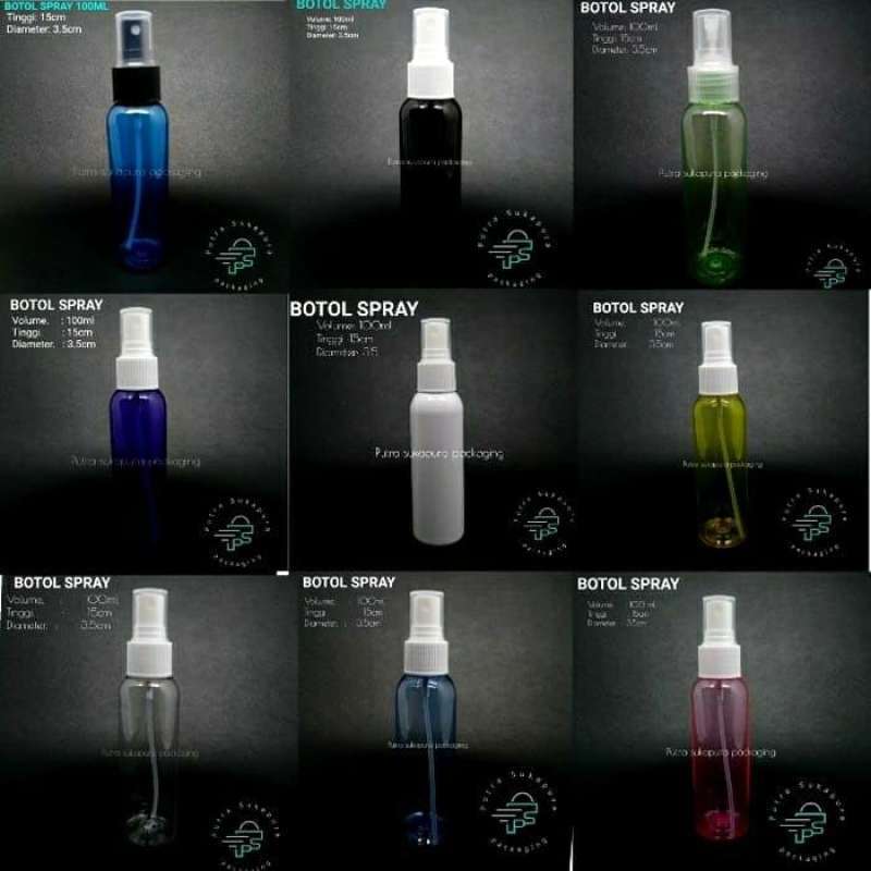 Jual Botol Semprotan 100ml Dalam Bentuk Sprayer - Putih di Seller PUTRA ...