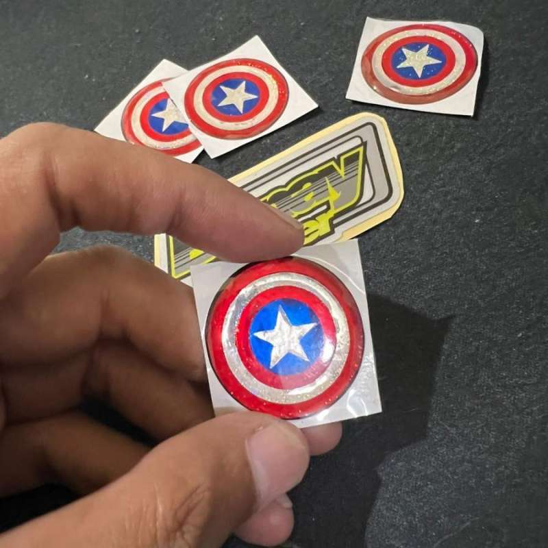 Jual STICKER EMBLEM LOGO CAPTAIN AMERICA di Seller Banay Sticker ...