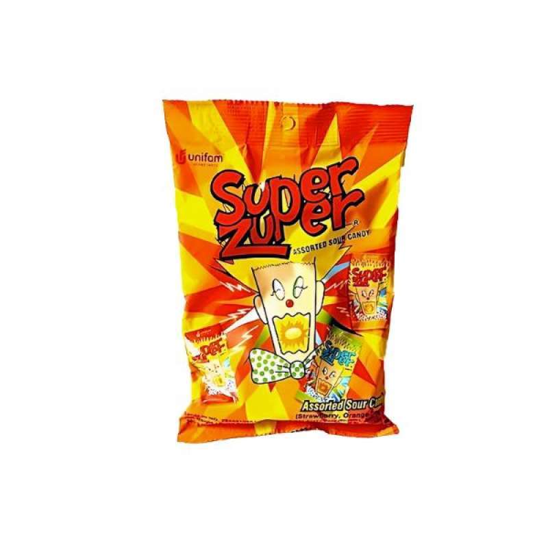 Jual Permen aneka rasa super zuper assorted sour candy permen asem ...