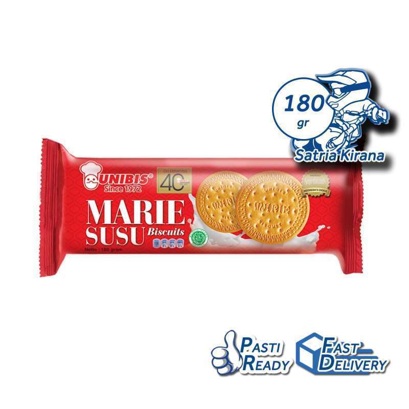 Jual Unibis Marie Susu Biskuit [180 gr] Roti Mari di Seller Rabella ...