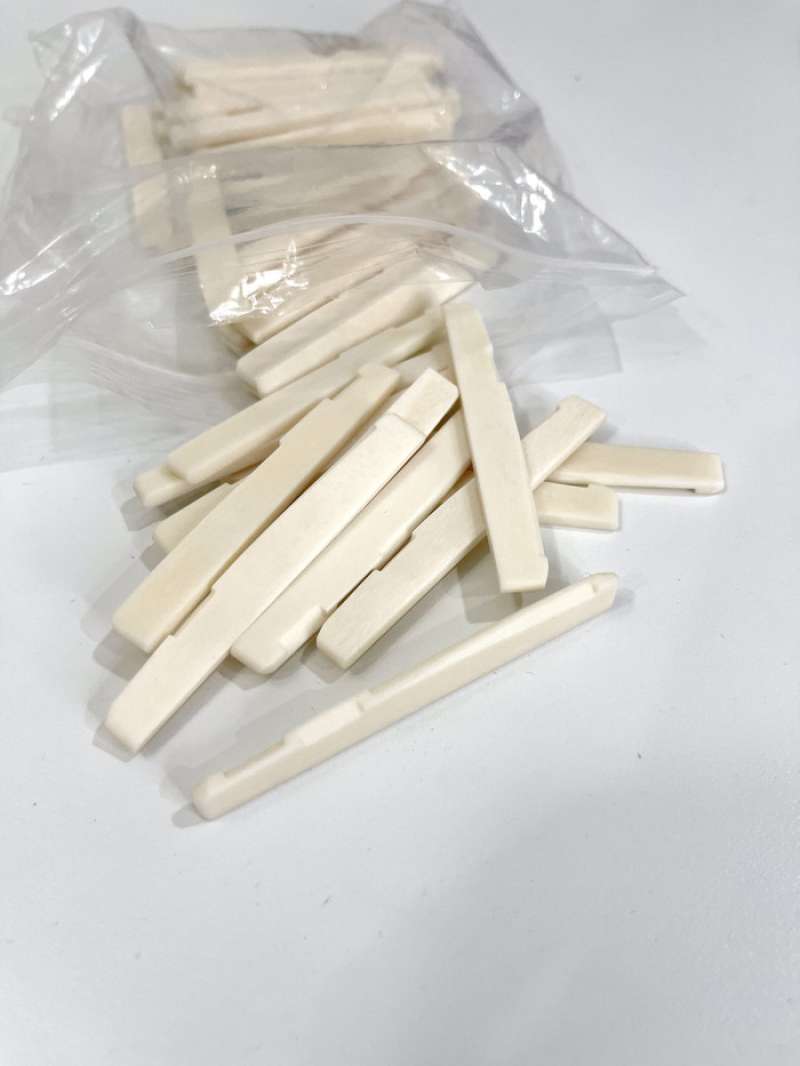 Jual Bridge Saddle & Nut Gitar Asli Tulang Kerbau Kuat Tahan LAma ...