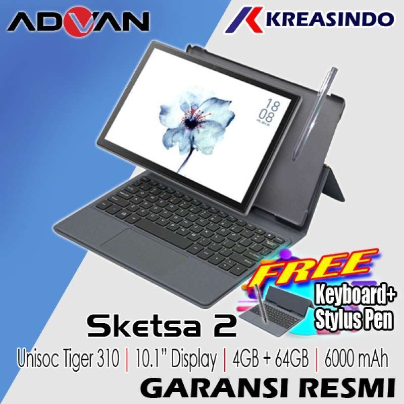 Jual Advan Tablet Sketsa2 / Sketsa 2 10 Inch 4/64 Ram 4gb Rom 64gb ...