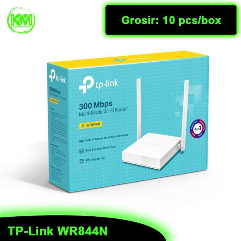 Promo TP-Link TL-WR844N New 300 Mbps Multi-Mode Wi-Fi Router (Isi 10 ...