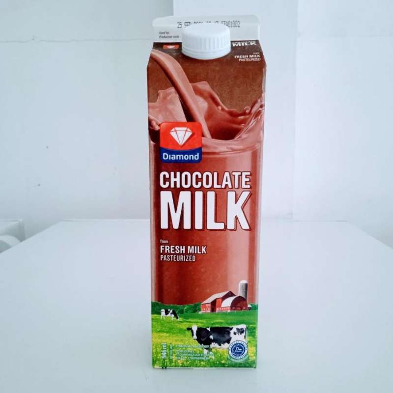 Jual Fresh Milk Diamond 946ml / 1liter Eceran - Coklat di Seller AA Ice ...