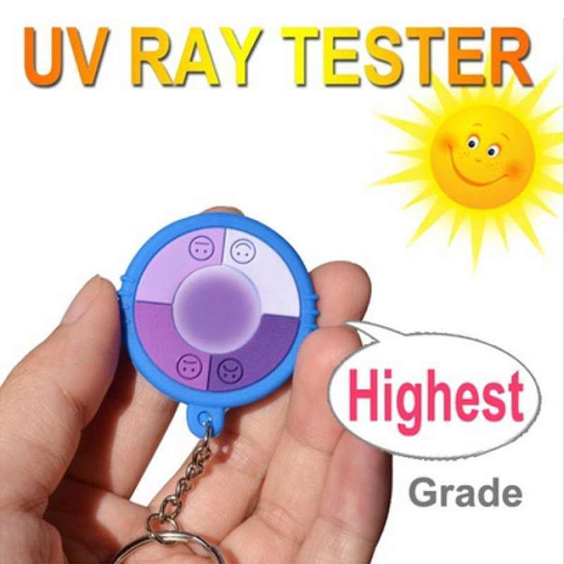 Promo UV Index Tester - UltraViolet Intensity Test KeyChain Diskon 13% ...
