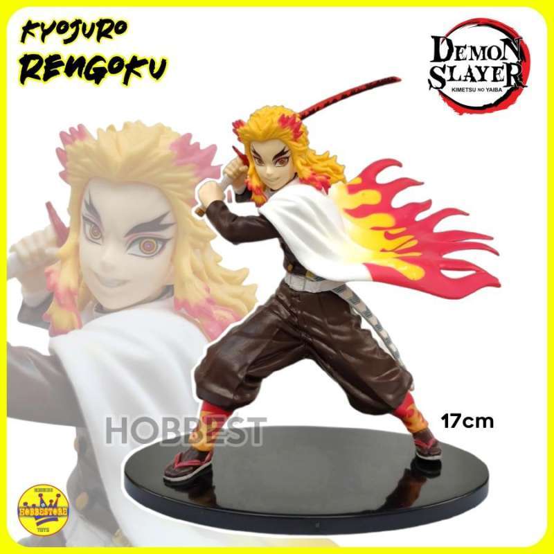 Jual Action Figure KIMETSU NO YAIBA : KYOJURO RENGOKU Miniatur Demon ...