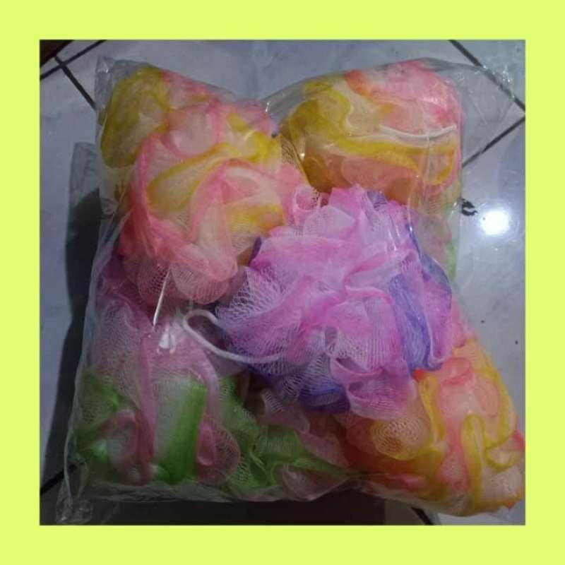 Jual Sponge Mandi / Jaring Mandi / Shower Puff Ukuran Besar di Seller ...
