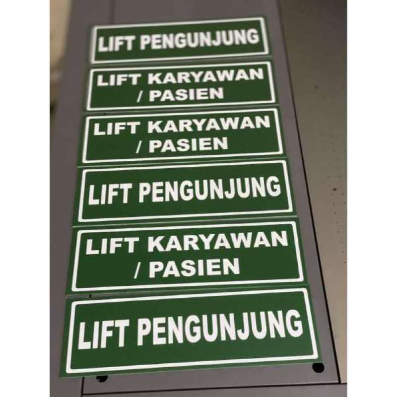 Jual Akrilik Sign Dinding Custom Uv A6,a5,a4 Dan A3 - Clear Bening 30 X ...