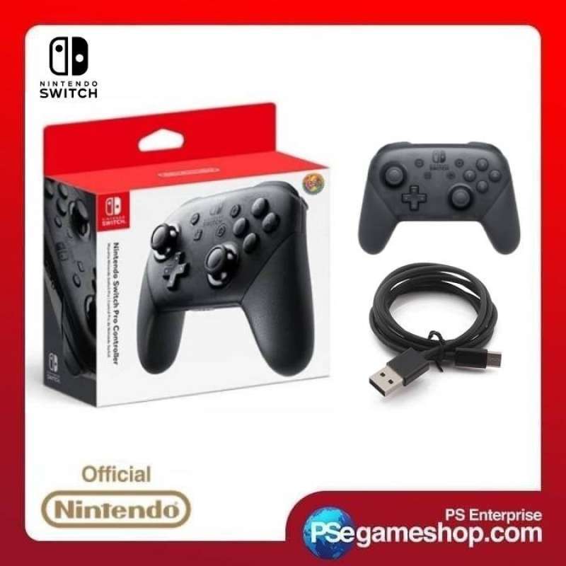 Jual Nintendo Switch Pro Controller / Switch PROCON Black di Seller ...