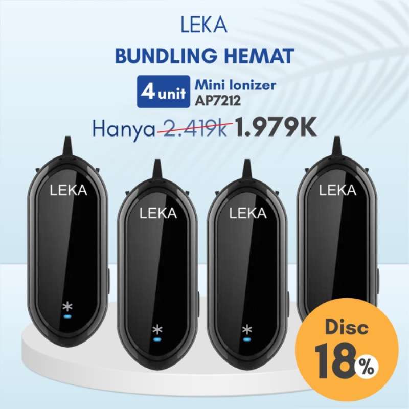 Promo Free Ongkir Leka Ap7212 Mini Ionizer - Portable Ion Negatif ...