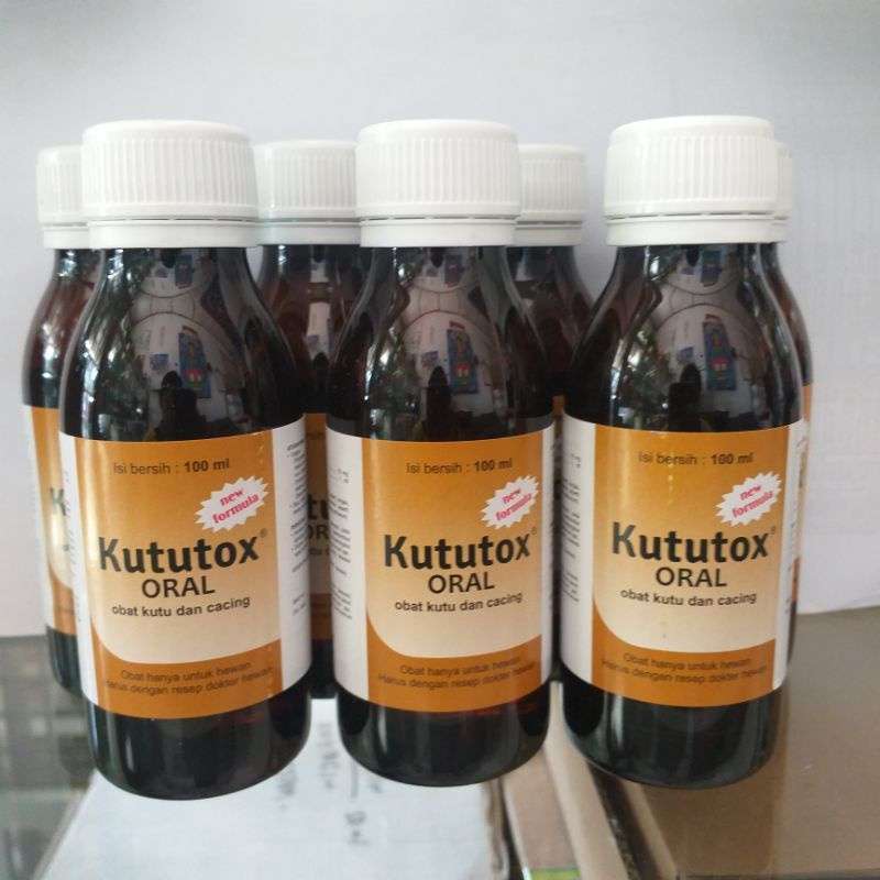 Jual KUTUTOX ORAL 100 Ml Obat Kutu Tungau Cacing Unggas Kambing Domba ...