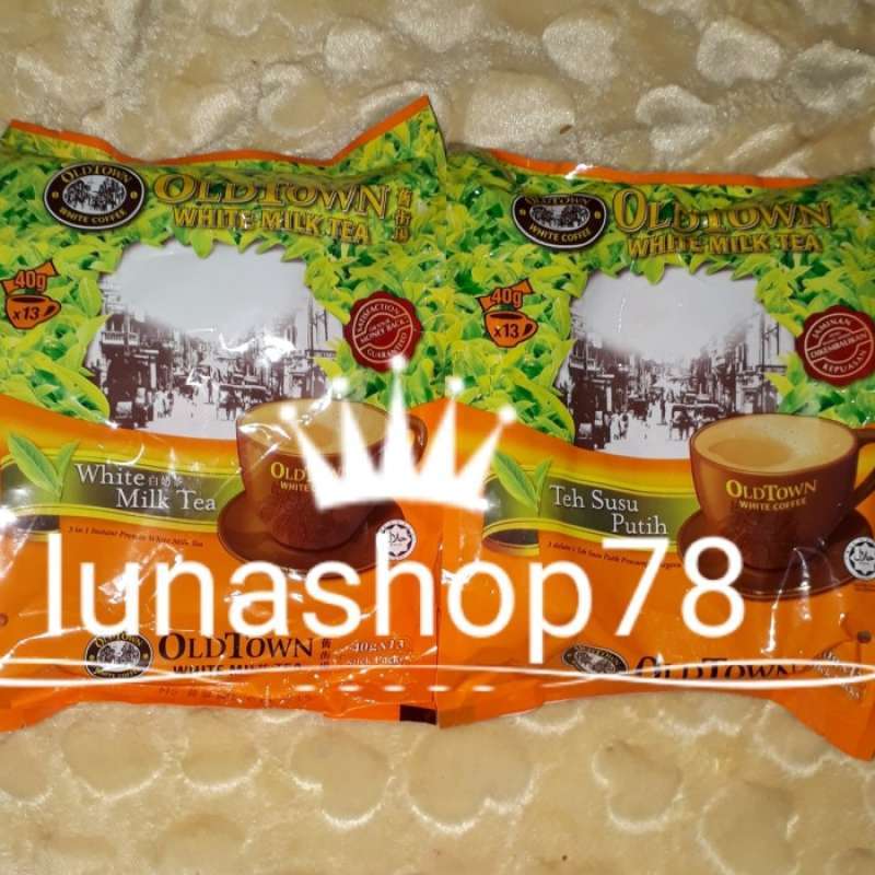 Jual Teh susu putih / teh tarik Old Town Oldtown white milk tea 13x40g ...