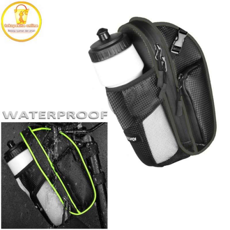 Promo Tas Sadel Jok Sepeda Botol Minum Waterproof Plus Penyimpanan ...