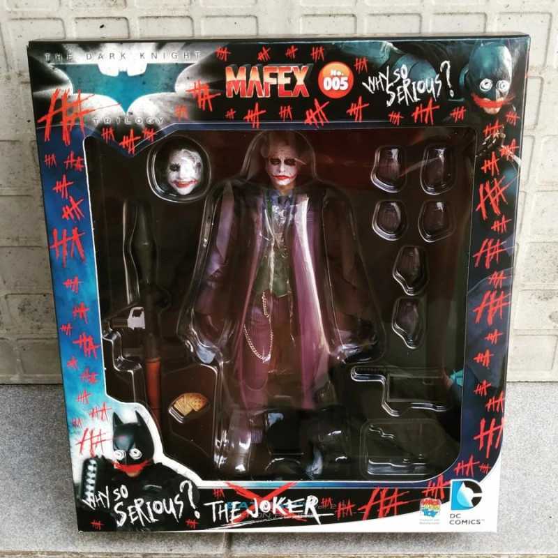 Jual MEDICOM MAFEX 005 JOKER HEATH LEDGER TDK BATMAN THE DARK KNIGHT di ...