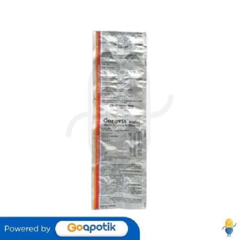 Jual COROVIT STRIP 10 TABLET di Seller Cv. Apotek Merapi Mandiri ...