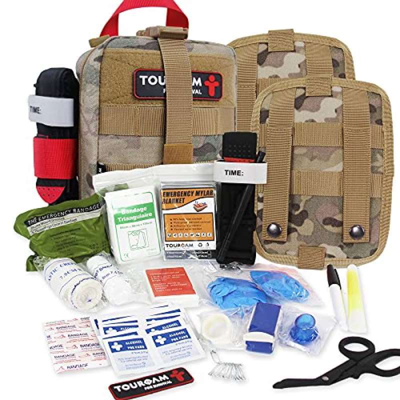 Promo IFAK Med Trauma Kit, Molle Tactical Emergency First Aid Kit ...
