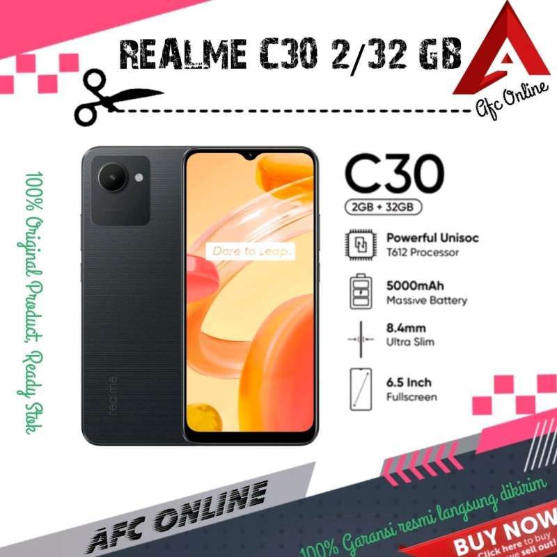 Promo REALME C30 2/32GB Resmi Diskon 5% di Seller Afc Online - Kuwu ...