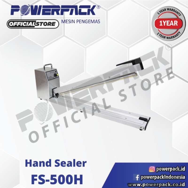 Promo Mesin Segel Plastik Hand Sealer Fs-500H Powerpack Diskon 10% di ...