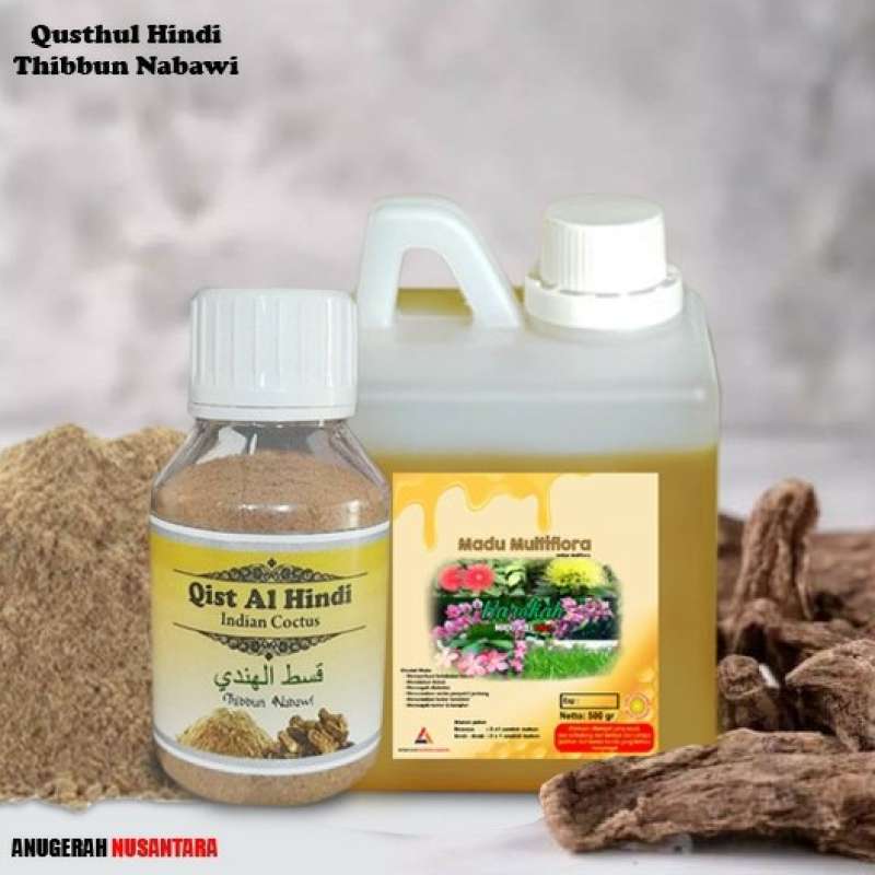 Jual Qusthul hindi Qist alhindi plus 50gr madu murni multiflora 500gr ...