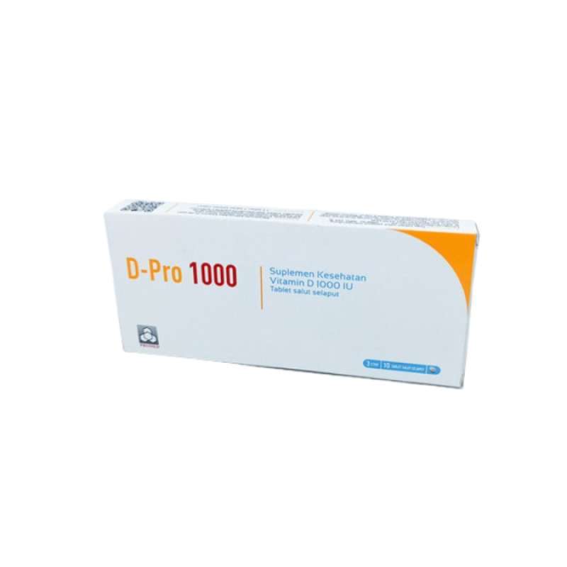 Promo D-pro D Pro Dpro 1000 Iu Vitamin D3 1000-iu Multivitamin Promed ...