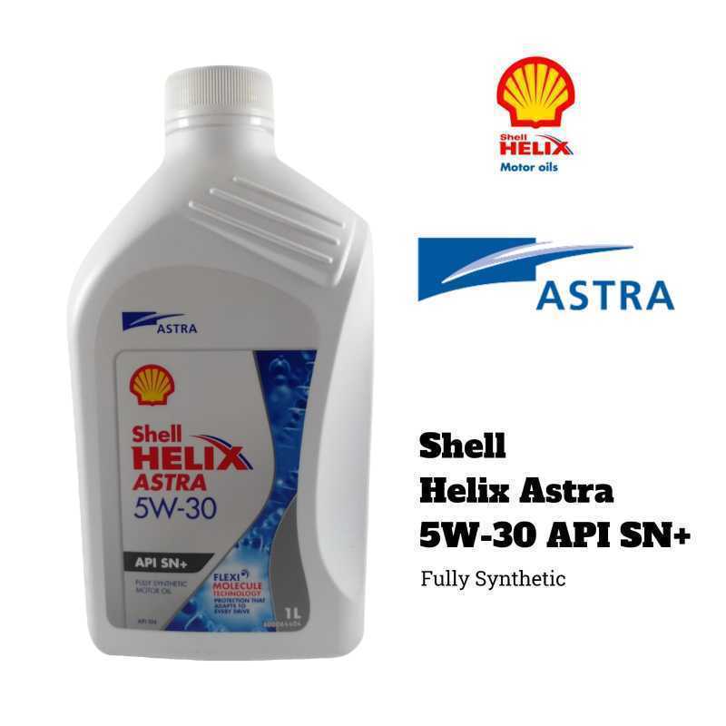 Promo Shell Oil Astra Helix 5W 30 Pelumas Oli Fully Synthetic API SN+ 1 ...