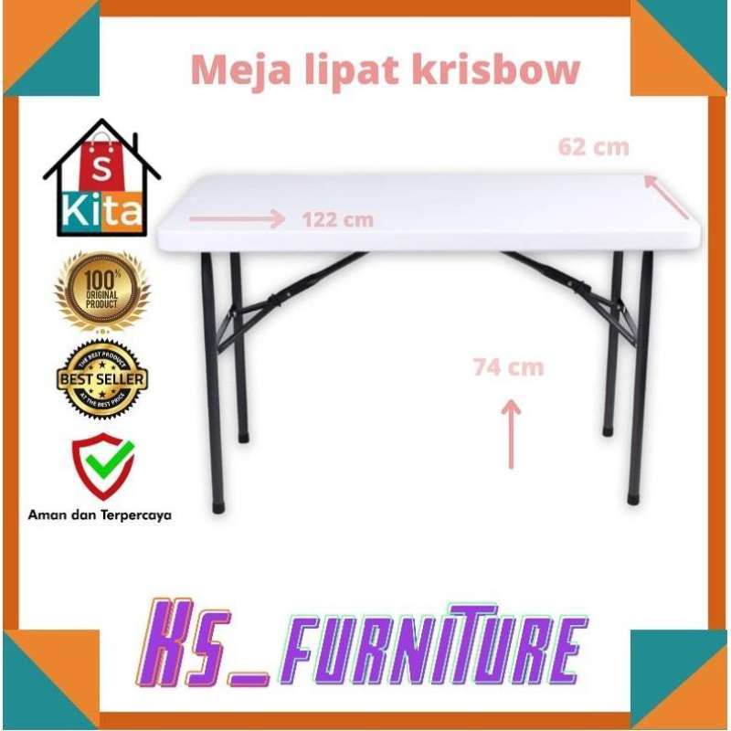 Jual Krisbow Meja Lipat Meja Serbaguna/meja Makan/meja Taman Lipat ...