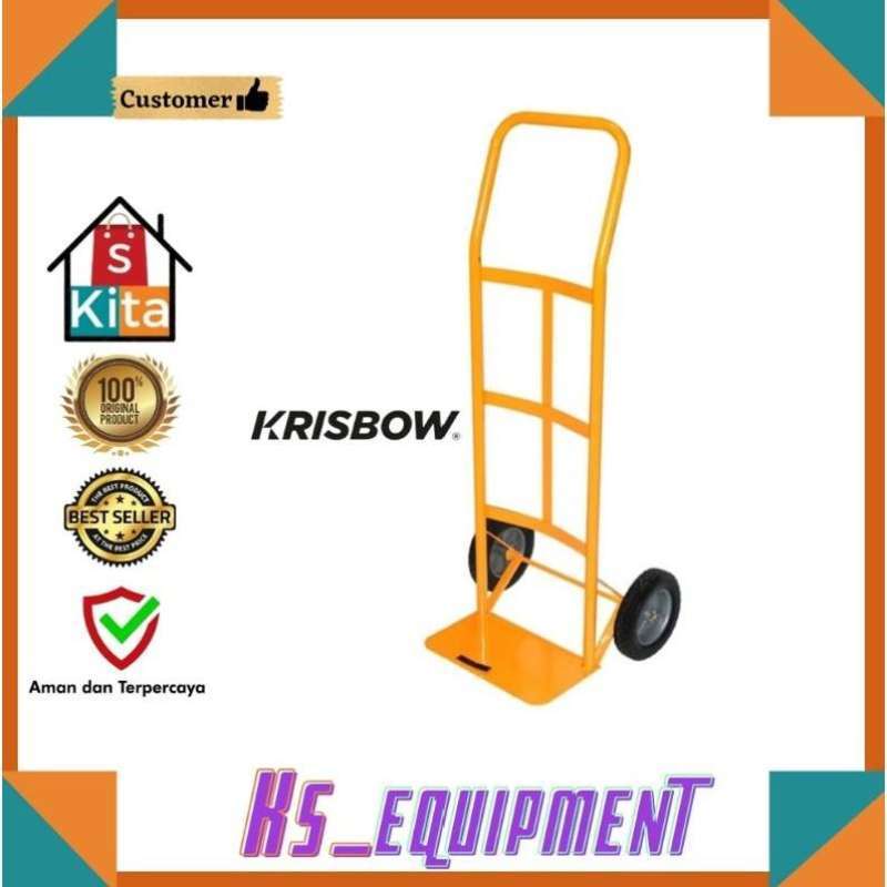 Jual Krisbow troli barang 120 kg troli besi troli Serbaguna troli galon ...