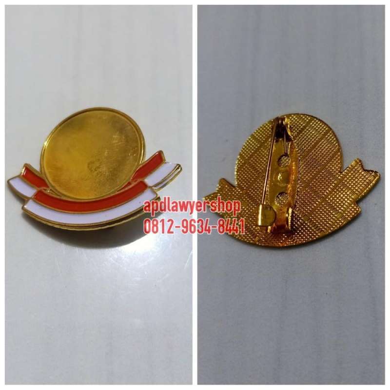Jual Pin Bulat Bendera Polos Tanpa Logo Kuningan Peniti Pin Polos di ...