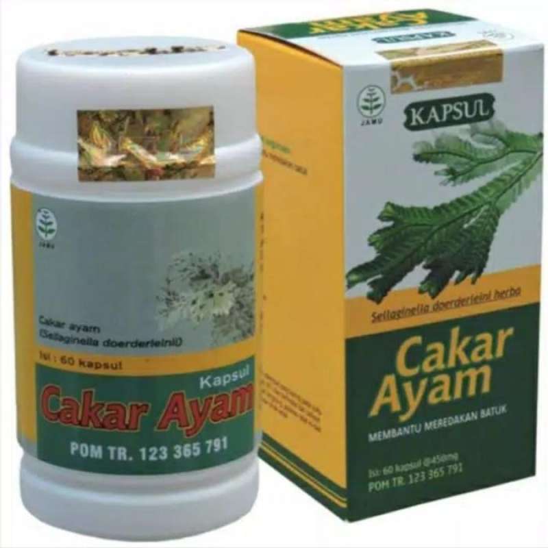 Jual Obat herbal Kapsul batuk infeksi saluran nafas radang paru cakar ...