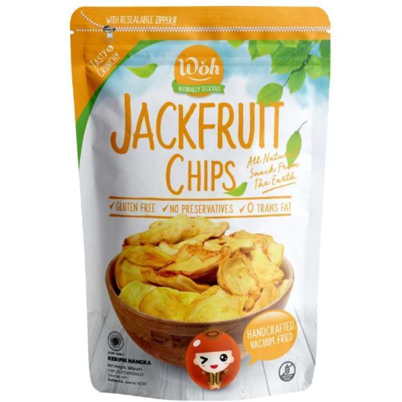 Jual WHS - WOH Jackfruit Chips [100g] di Seller Bliblimart Snack Store ...