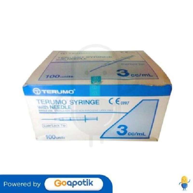 Jual TERUMO SYRINGE 3 CC BOX 100 PCS di Seller Apotik gamma - Sunggal ...