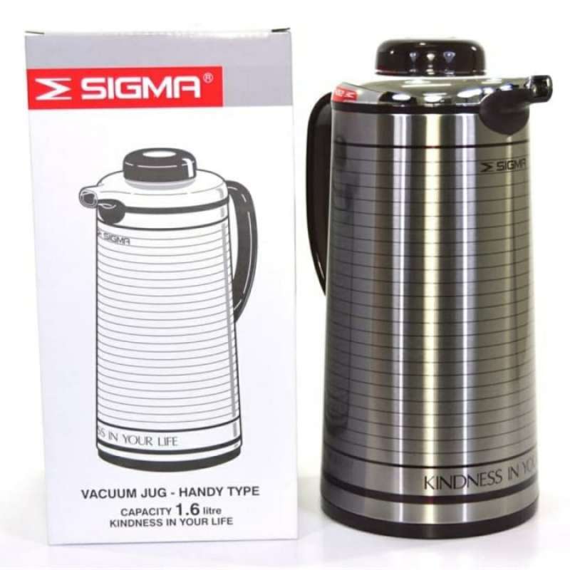 Jual Termos Sigma Vacum Jug 1.6 Liter Silver Brown di Seller Honey ...