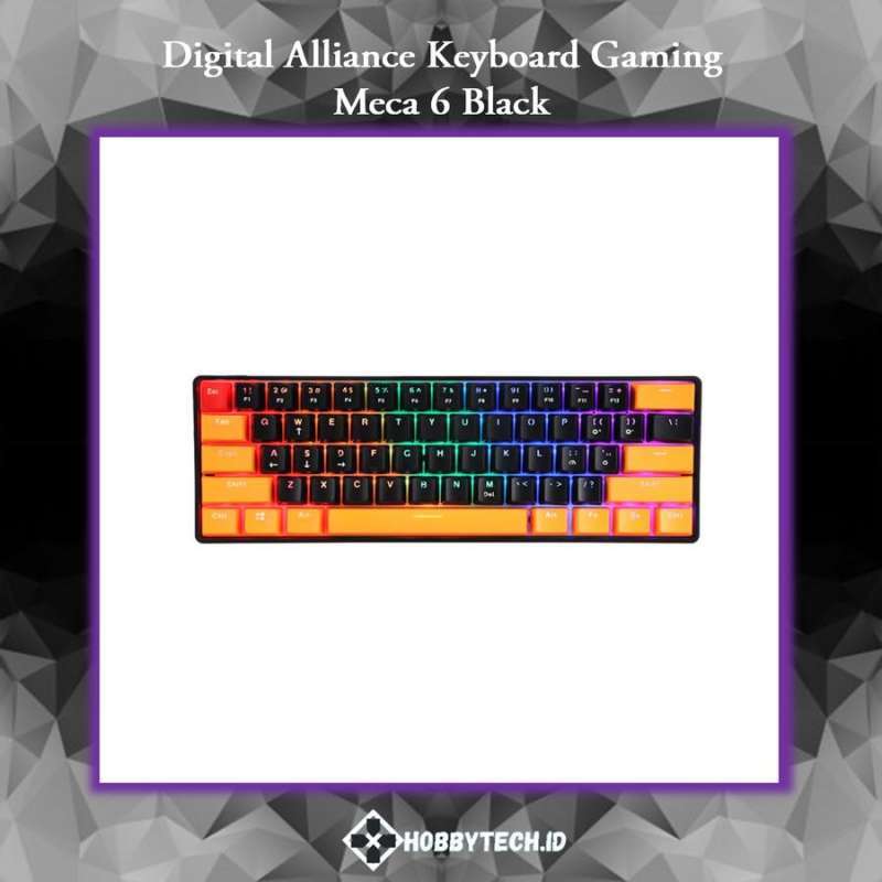 Jual Digital Alliance Meca 6 60% Mini RGB Mechanical Gaming Keyboard ...