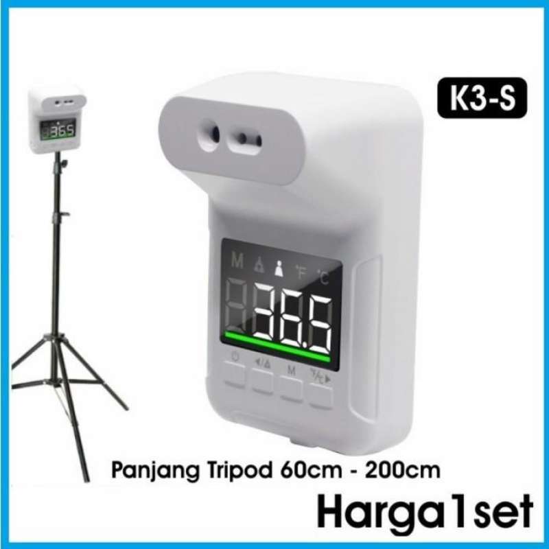 Jual Thermometer Stand Infrared 1 Set + Tripod K3S Thermometer Dinding ...