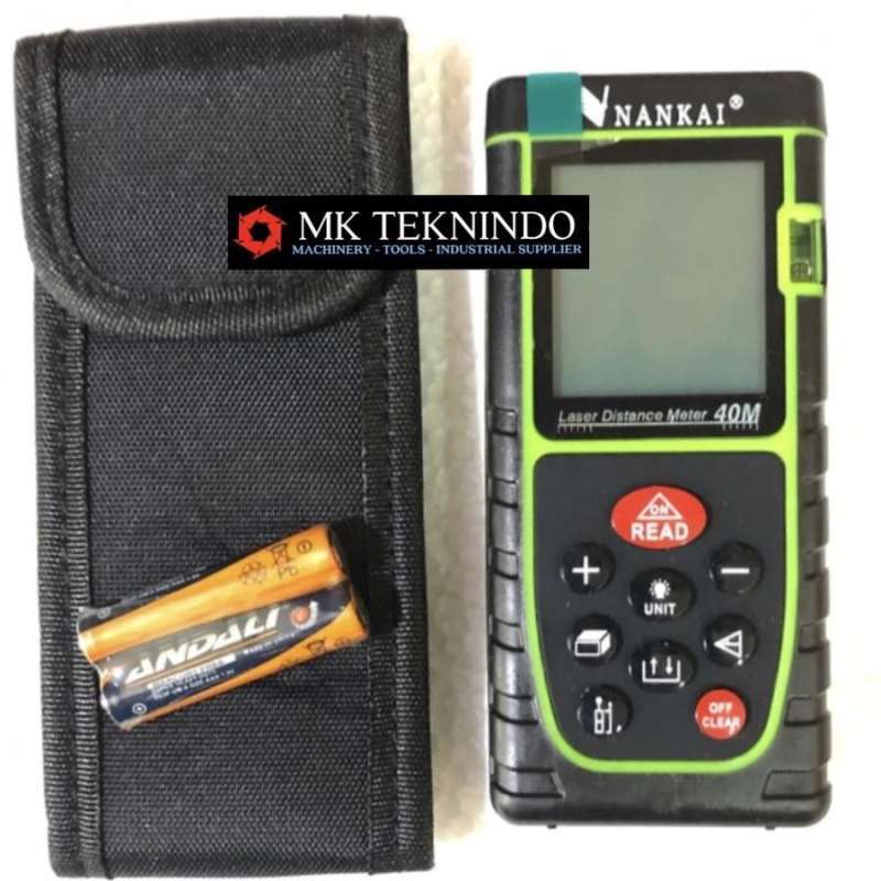 Jual Nankai Meteran Laser Digital 40 meter Alat Ukur Jarak Pengukur di ...