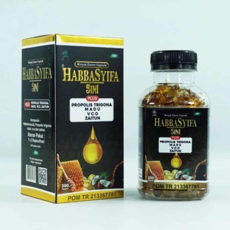 Jual Habbasyifa 5in1 | Habbatussauda Trigona Habbasyifa 5in1 200 Kapsul ...