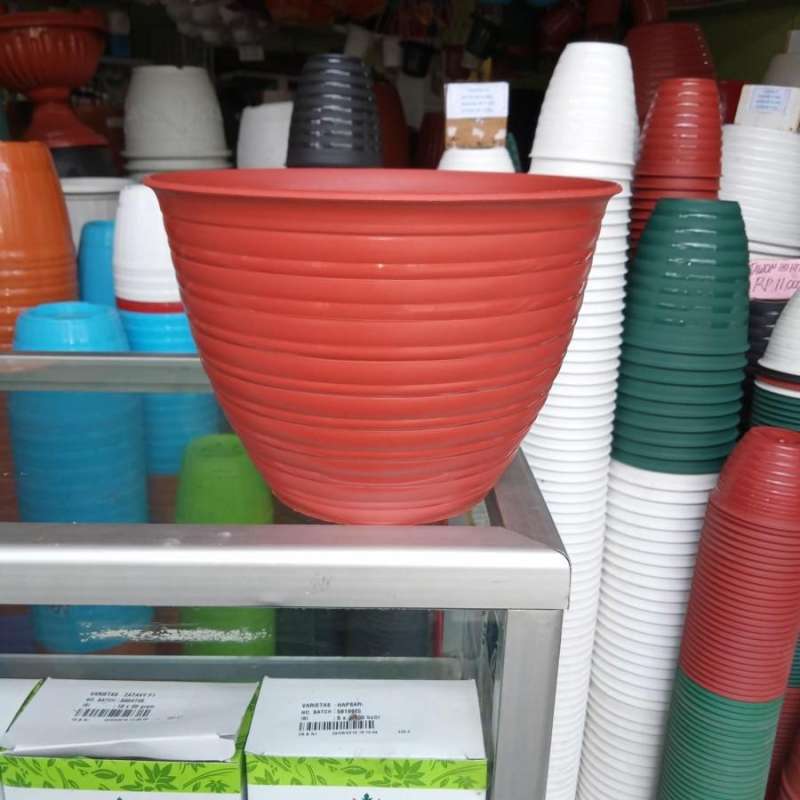 Jual Pot bunga Tanaman Tawon 24 warna coklat di Seller SelmaFarm ...