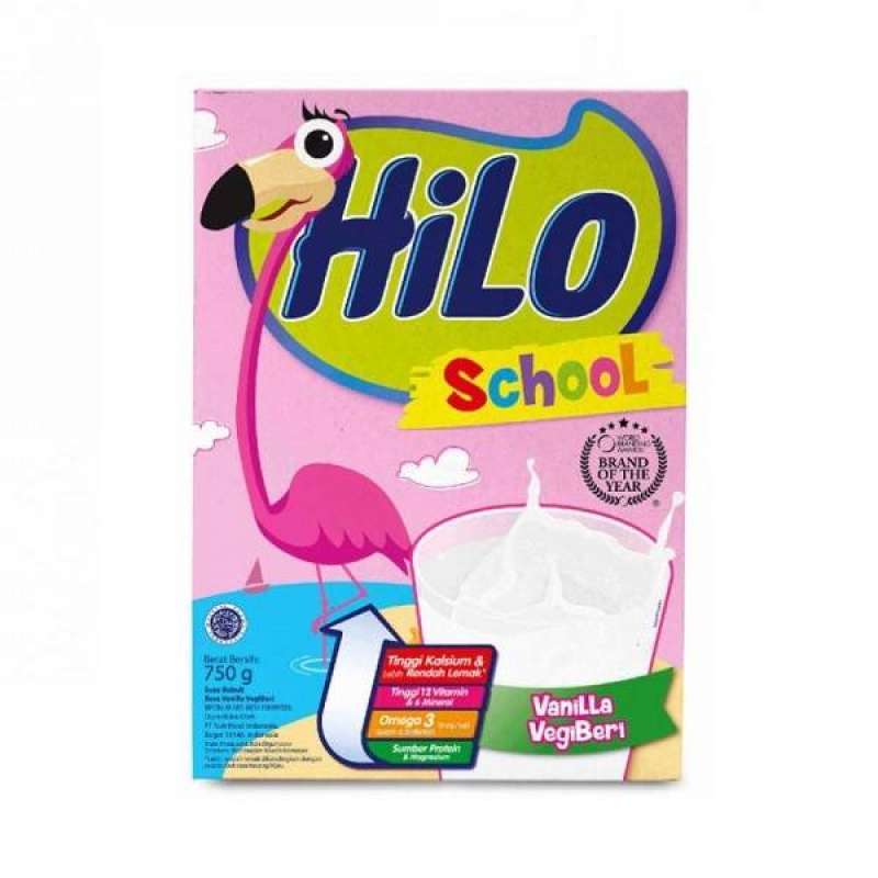 Jual HI-LO SCHOOL VANILLA VEGIBERI BOX 750 GR - SUSU di Seller Foodmart ...