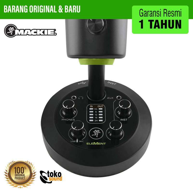 Promo Mackie Chromium - Usb Condenser Microphone With 2 Channel Mixer ...