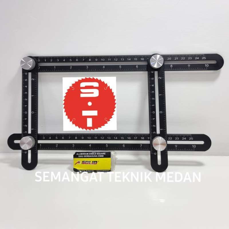 Promo ALAT CETAK SUDUT ANGLE SQUARE PENGGARIS SIKU SERBAGUNA 4 SOLID ...