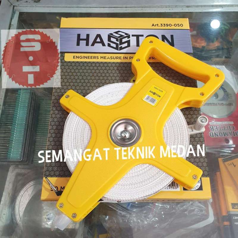 Jual Meteran Gulung Tanam Tancap Kain Rol Roll Tape Measure 50m 50 ...