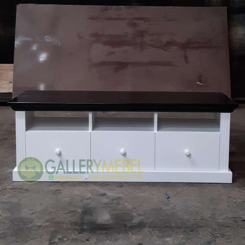 Jual Meja Tv / Buffet Tv / Tv Cabinet / Rak Tv Minimalis Duco White di ...