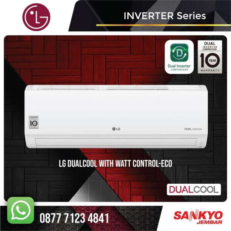 Jual AC 1,5 PK LG SPLIT ECO INVERTER T13EV4 di Seller SANKYO JEMBAR ...