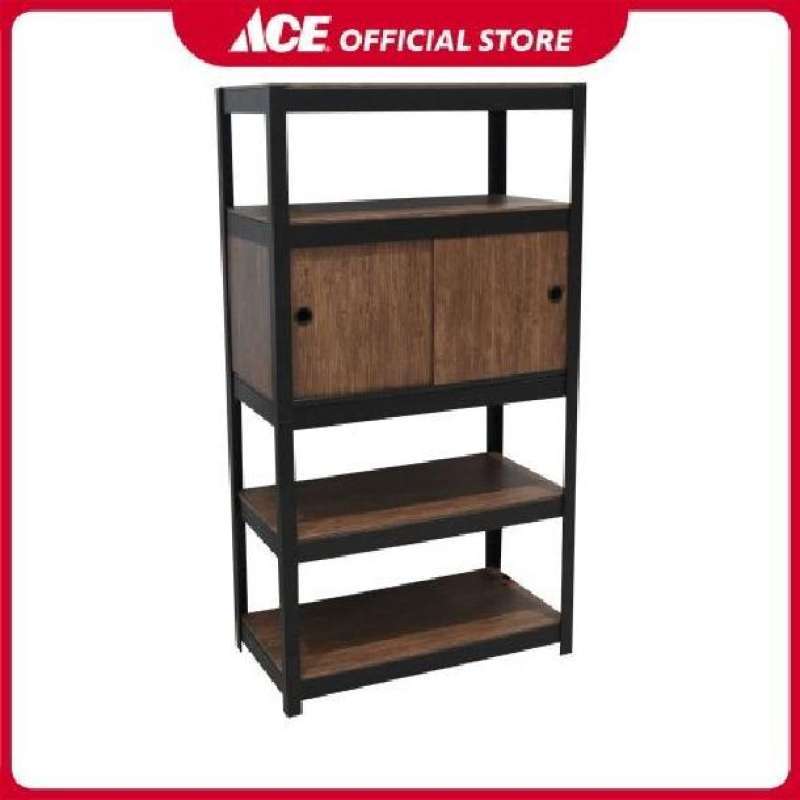 Jual Ace - Homedant 180 Cm Rak Penyimpanan Dengan Laci - Hitam di ...
