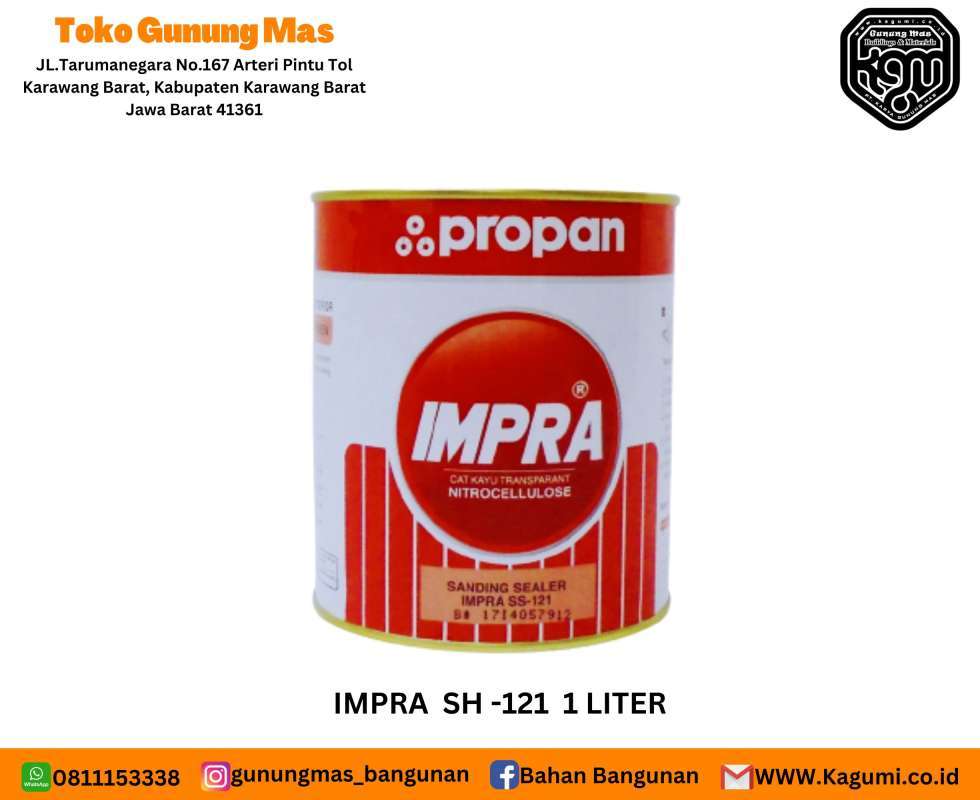 Promo PROPAN IMPRA SANDING SEALER SS - 121 1 LITER Diskon 5% di Seller ...