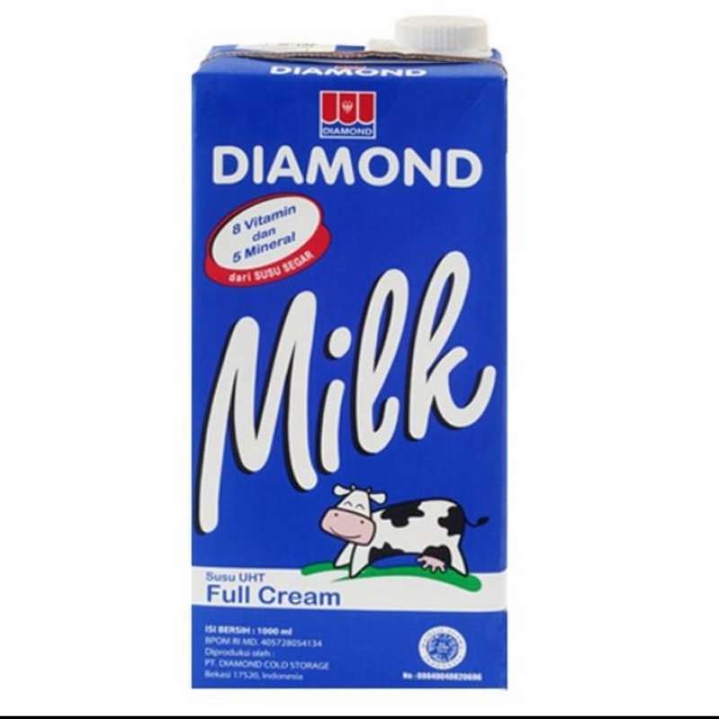 Jual Diamond Milk Uht Full Cream 1Liter di Seller Warung alfarisi ...